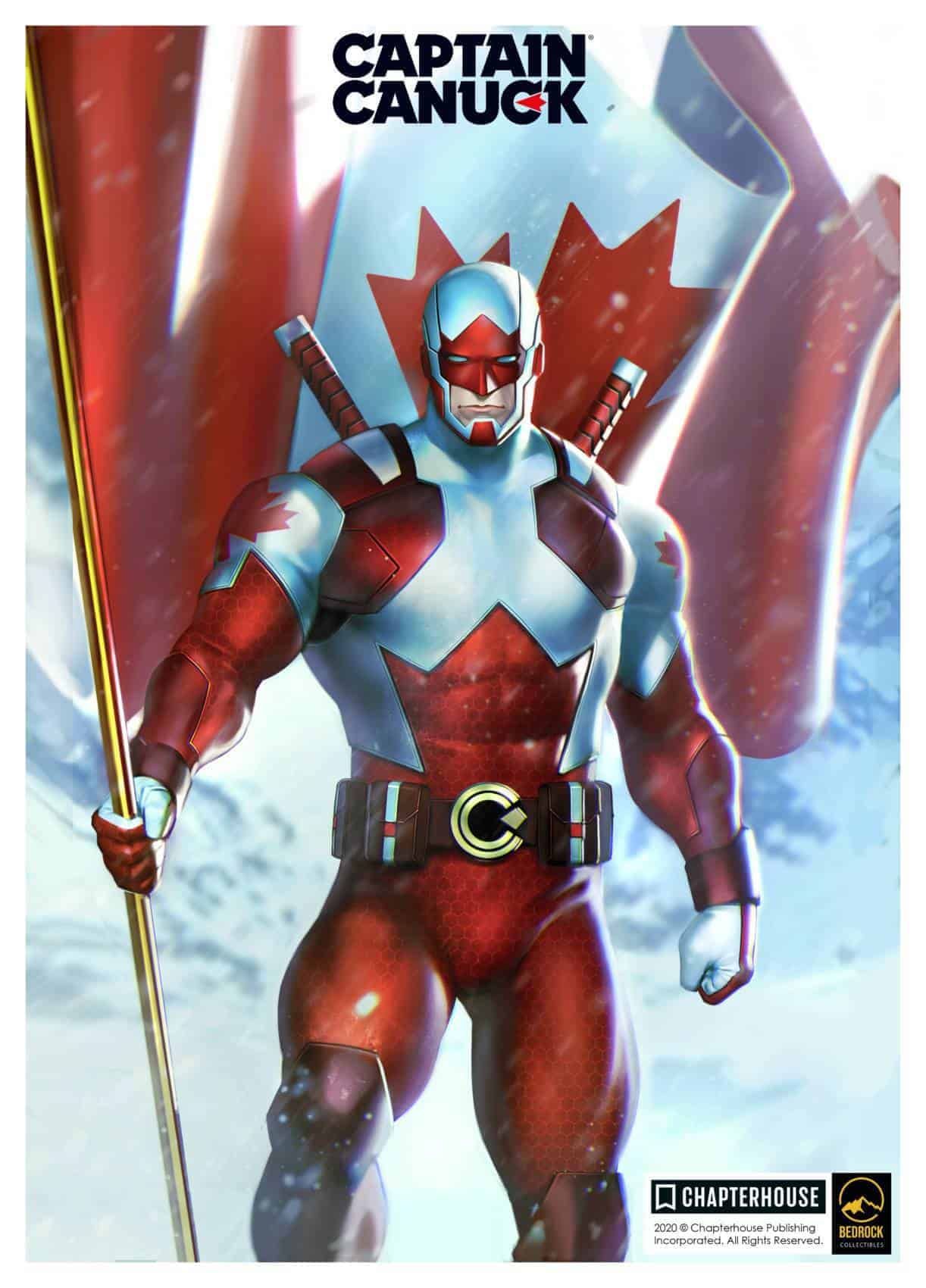 Captain Canuck 1:6 Scale Statue -PRE-ORDER – Bedrock Collectibles