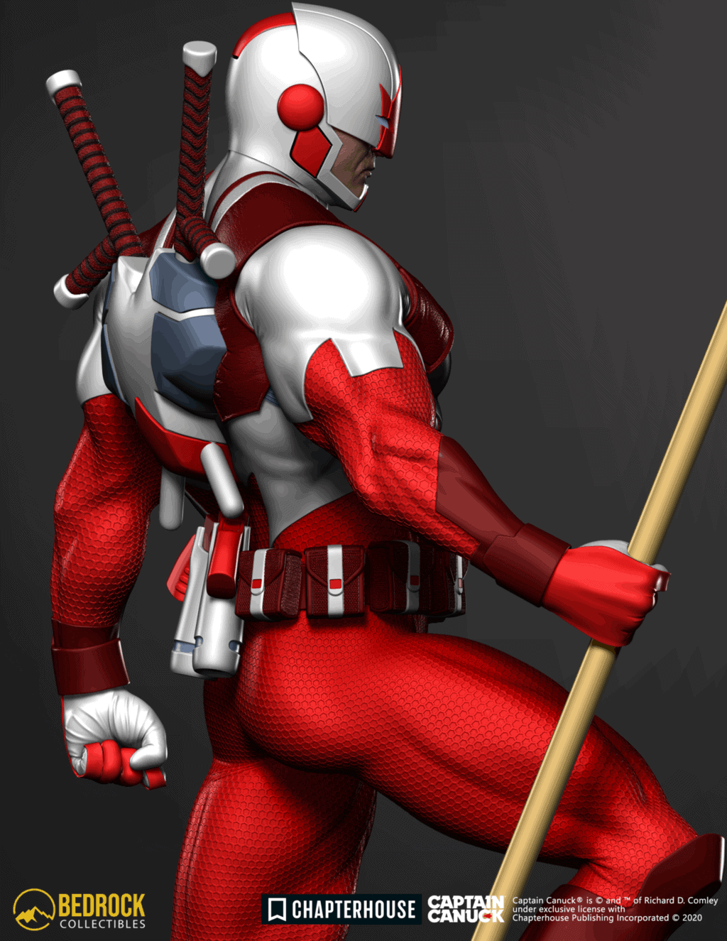 Captain Canuck 1:6 Scale Statue -PRE-ORDER – Bedrock Collectibles