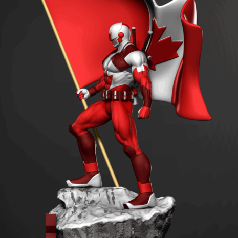 Captain Canuck 1:6 Scale Statue -PRE-ORDER – Bedrock Collectibles