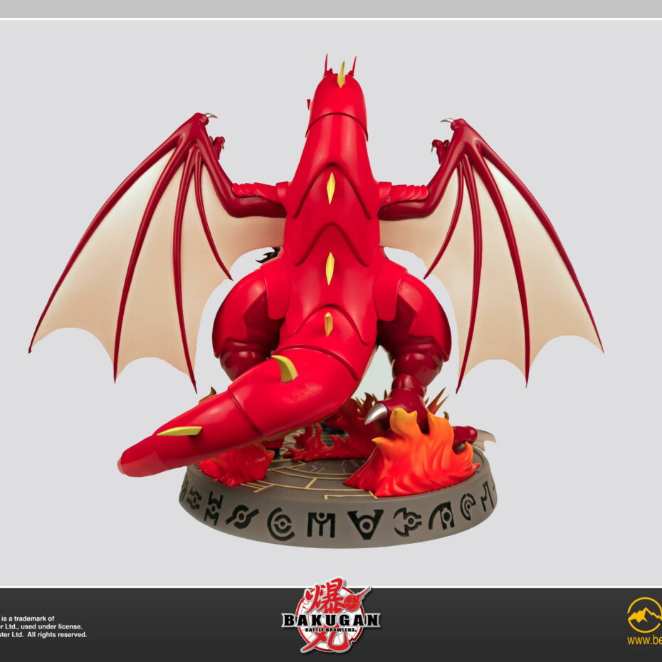 Bakugan Drago and Dan 1/10 Scale Collectible Diorama – Bedrock Collectibles