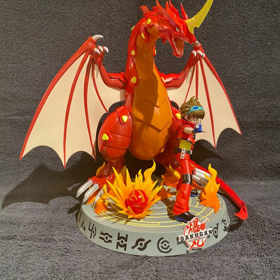 Bakugan Drago and Dan 1/10 Scale Collectible Diorama – Bedrock Collectibles