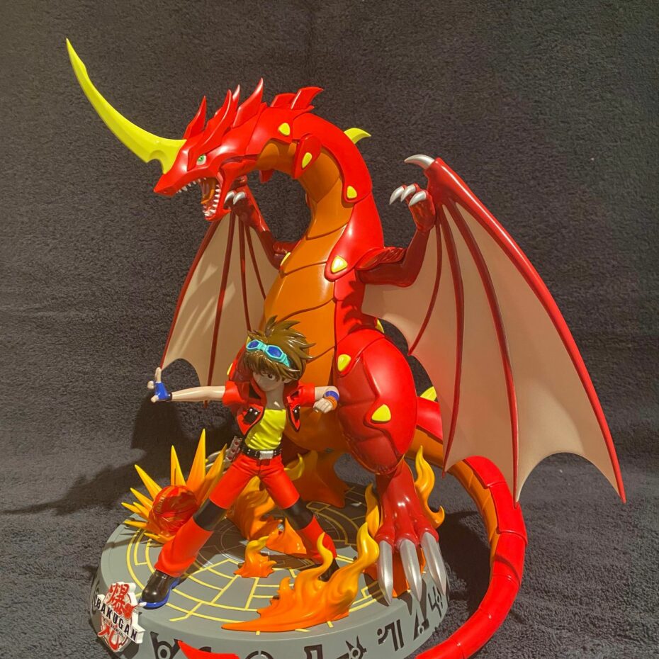 Bakugan Drago and Dan 1/10 Scale Collectible Diorama – Bedrock Collectibles