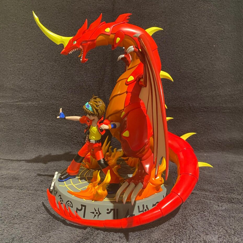 Bakugan Drago and Dan 1/10 Scale Collectible Diorama – Bedrock Collectibles