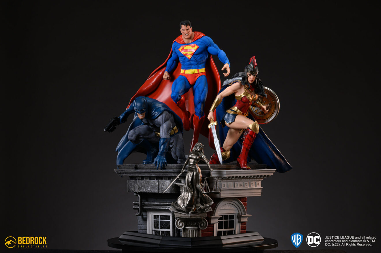 Bedrock Collectibles Announces DC Trinity ¼ Scale Statue Diorama ...
