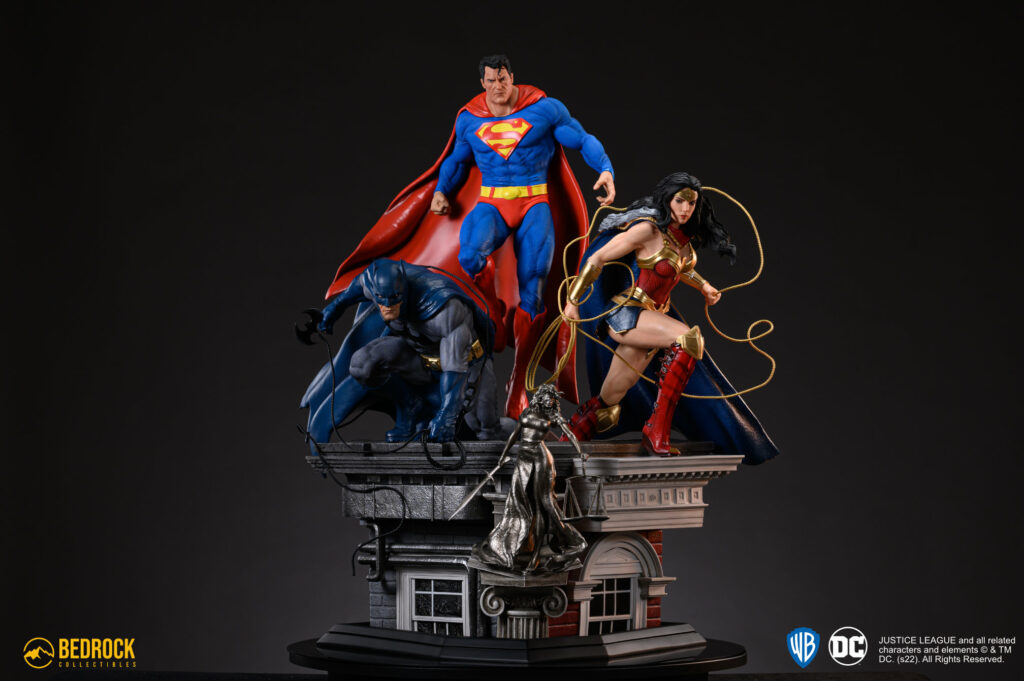 Bedrock Collectibles Announces DC Trinity ¼ Scale Statue Diorama ...